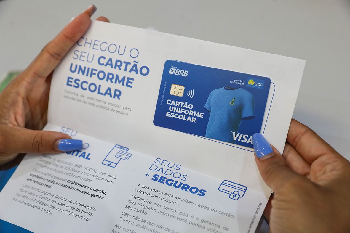 GDF Inicia Entrega do Cartão Uniforme Escolar: R$ 282,99 por Aluno e ...